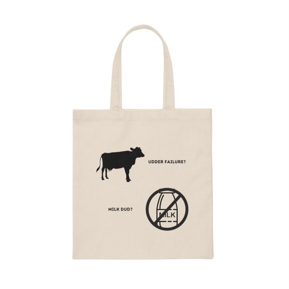 Udder Failure / Milk Dud Cotton Tote Bag - Etsy