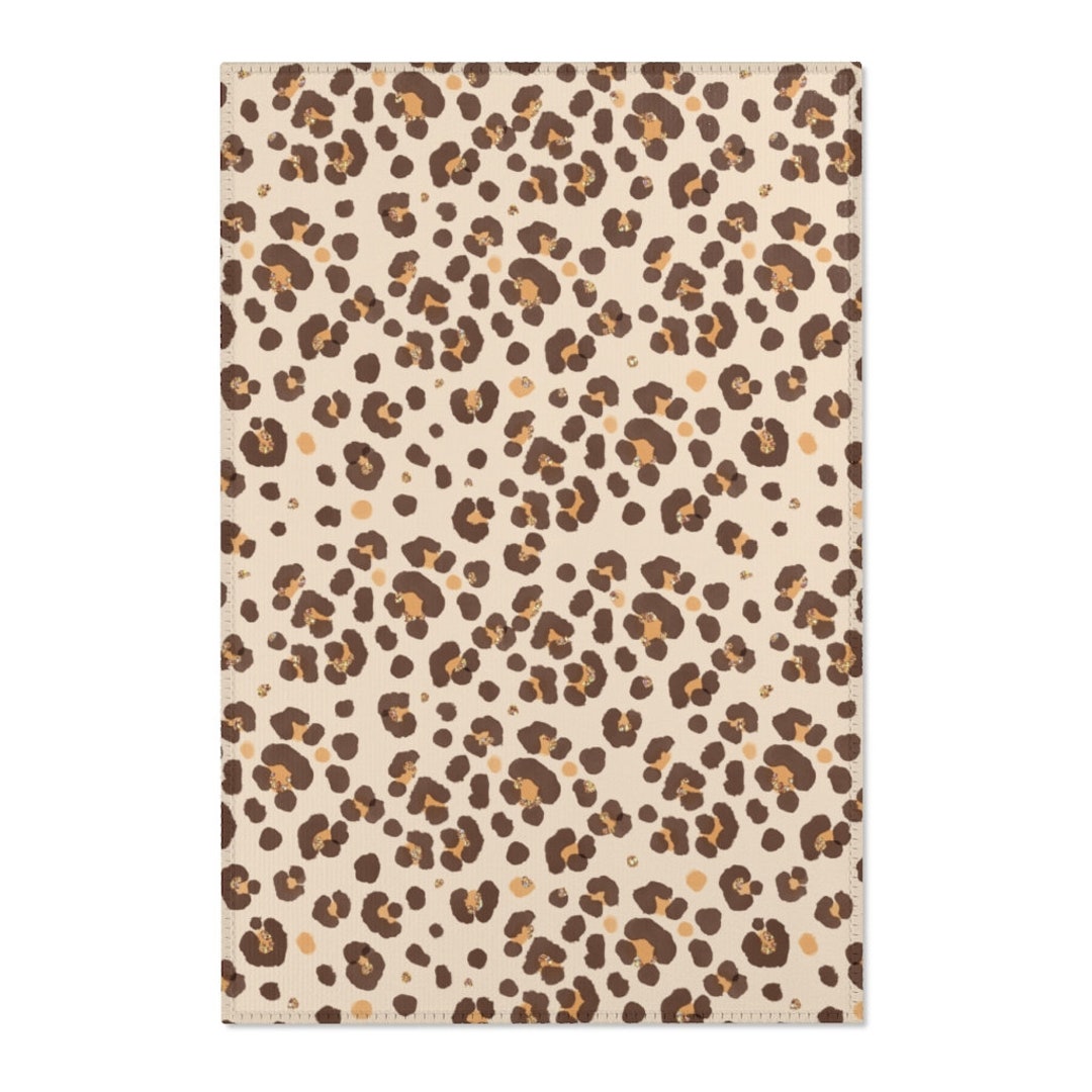 Cheetah Print Area Rugs - Etsy