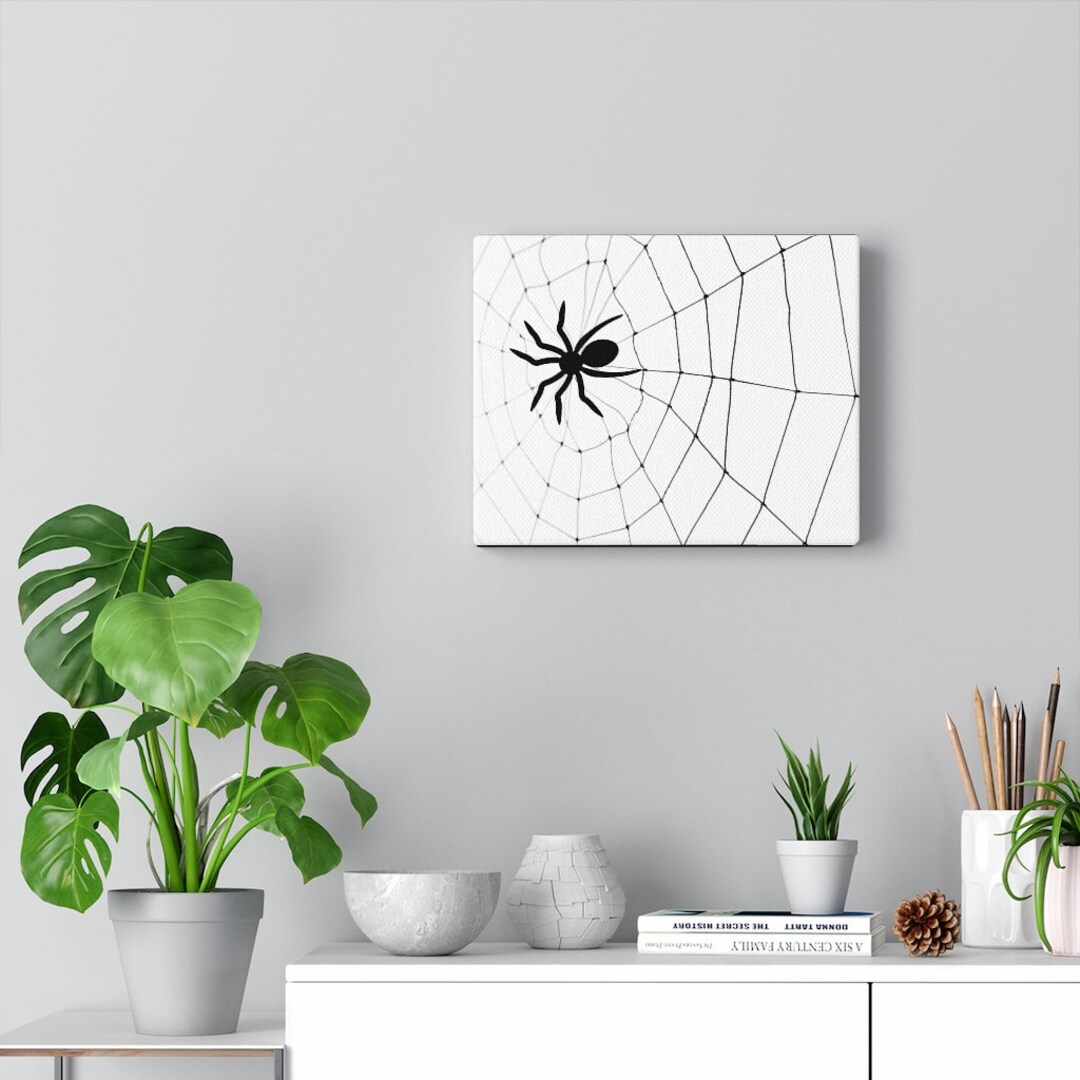 Canvas Wrap Spider Web - Etsy