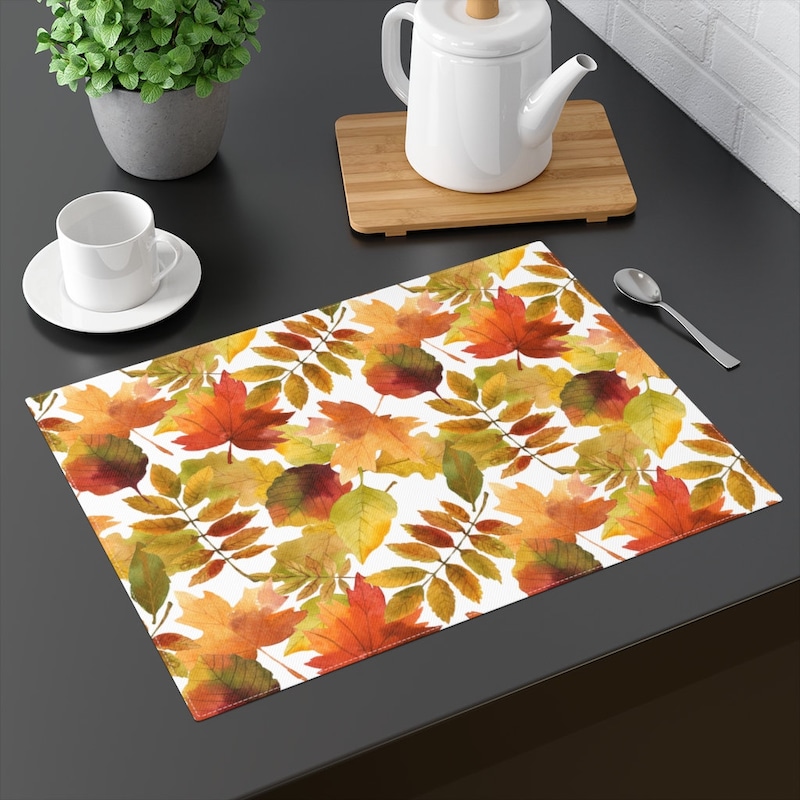 Fall Leaf Placemats - Etsy
