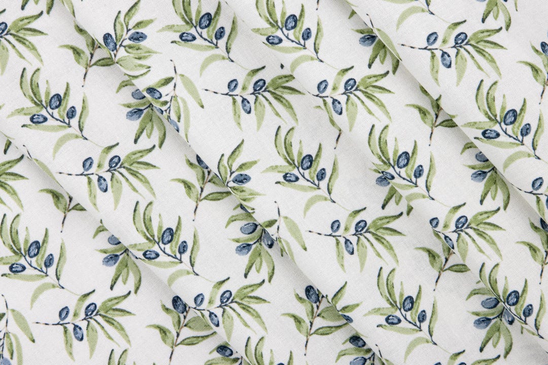 OLIVE GROVE: IVORY Olive Branches, by Amber Elliot for Riley Blake ...