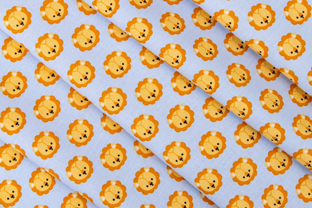 SPECIAL DELIVERY - LION Heads, Blue Fabric, by Doodlebug Designs for ...