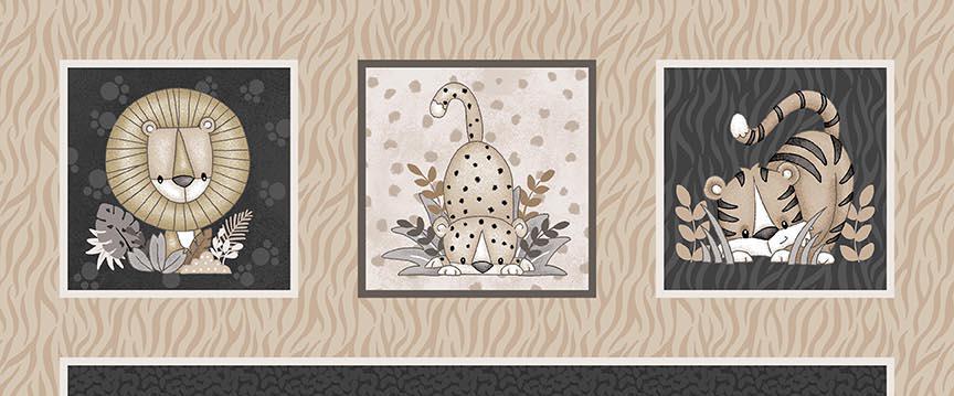 PANEL BIG KITTIES, by Shelly Comiskey for Henry Glass & Co. - Etsy