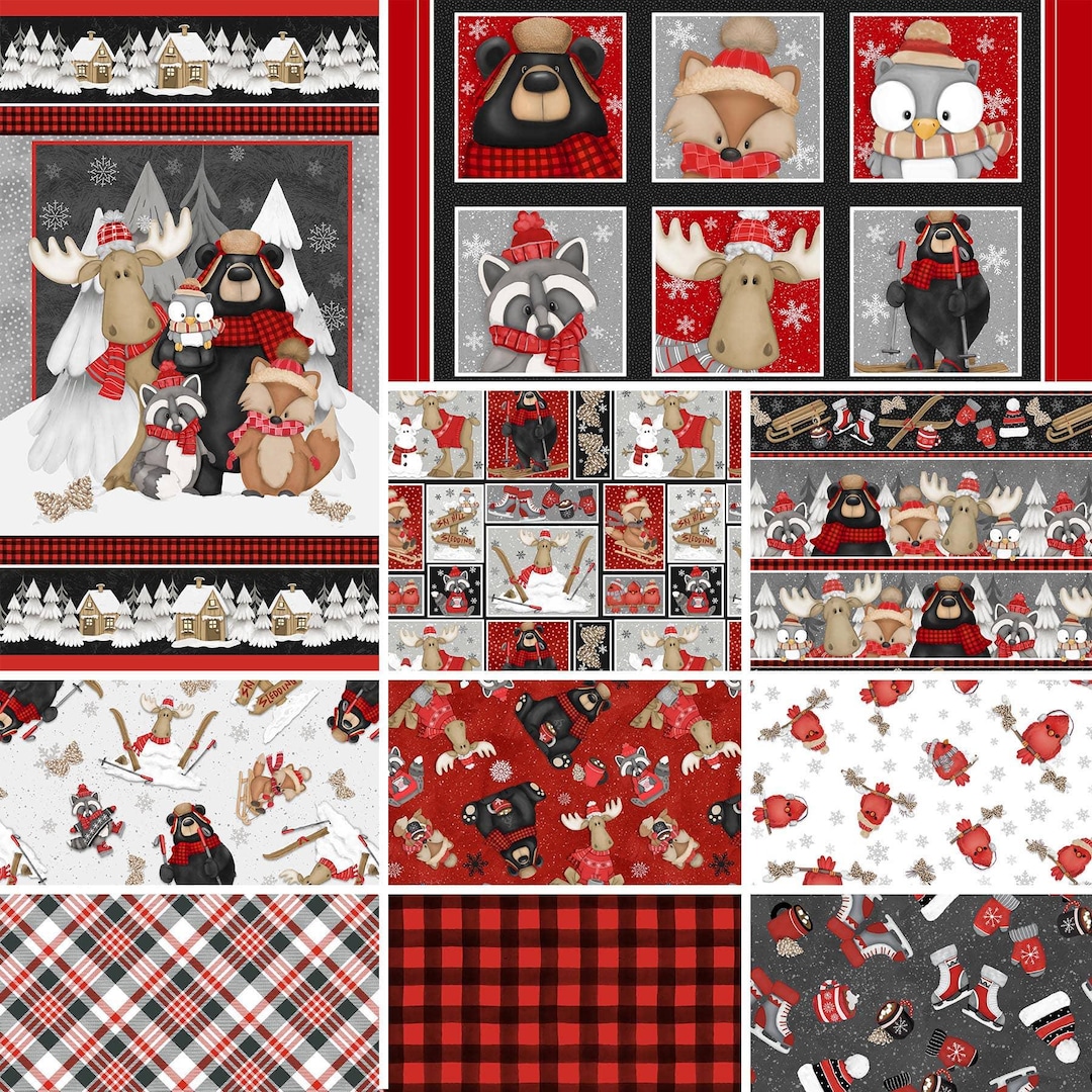 PINECONE RIDGE Lodge (7FQ) + 1 Panel, by Shelly Comiskey - Etsy