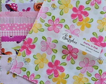 World of Susybee Pretty in Pink 10in Squares, 42 Pieces TSQ0451 - Etsy