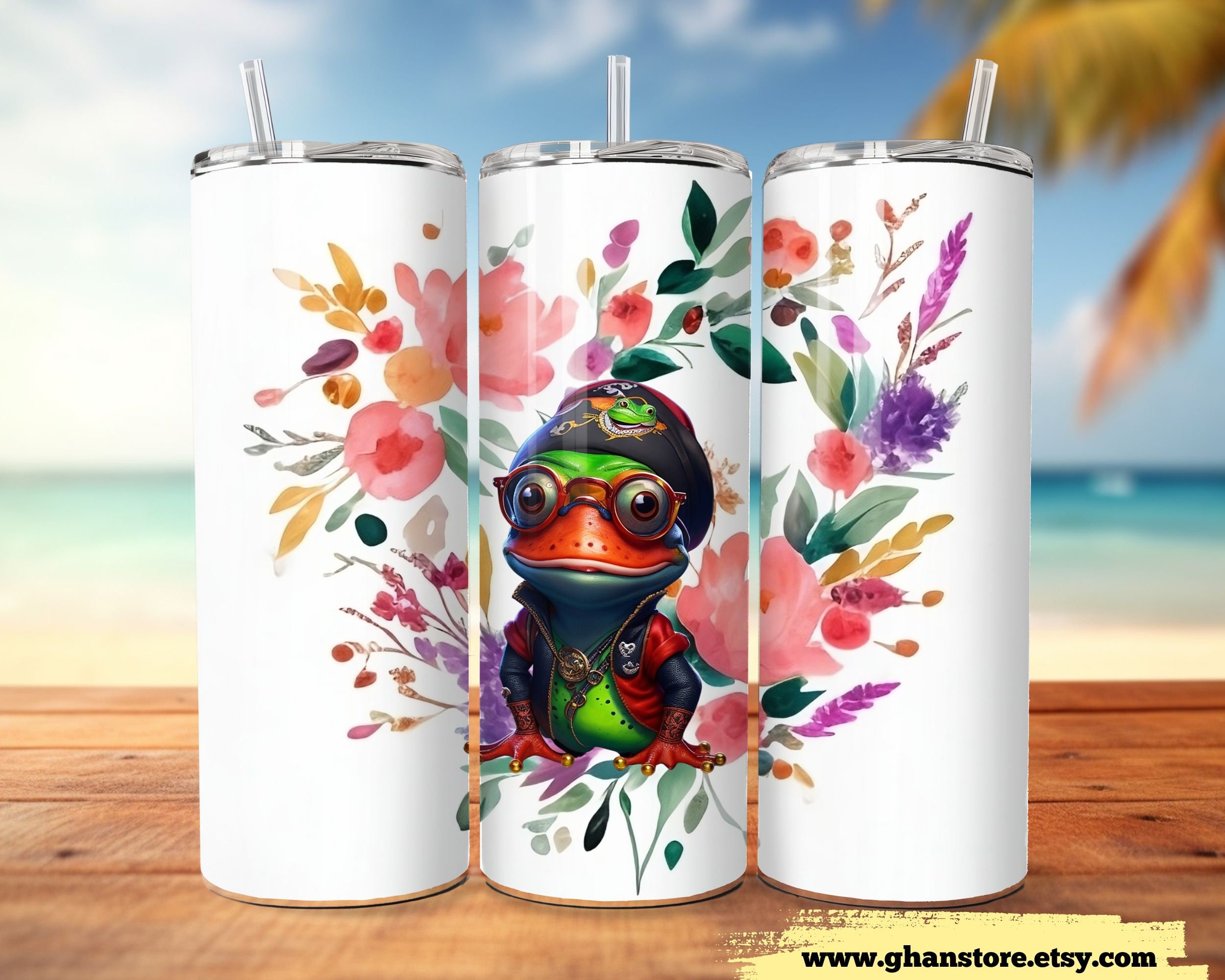 Frog Tumbler Wrap PNG, SVG, PDF, Smart Frog Tumbler Wrap Design, 3D ...
