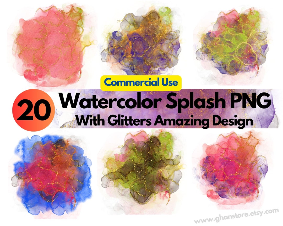 Watercolor Clip Art Commercial Use Digital Download Clipart Color ...