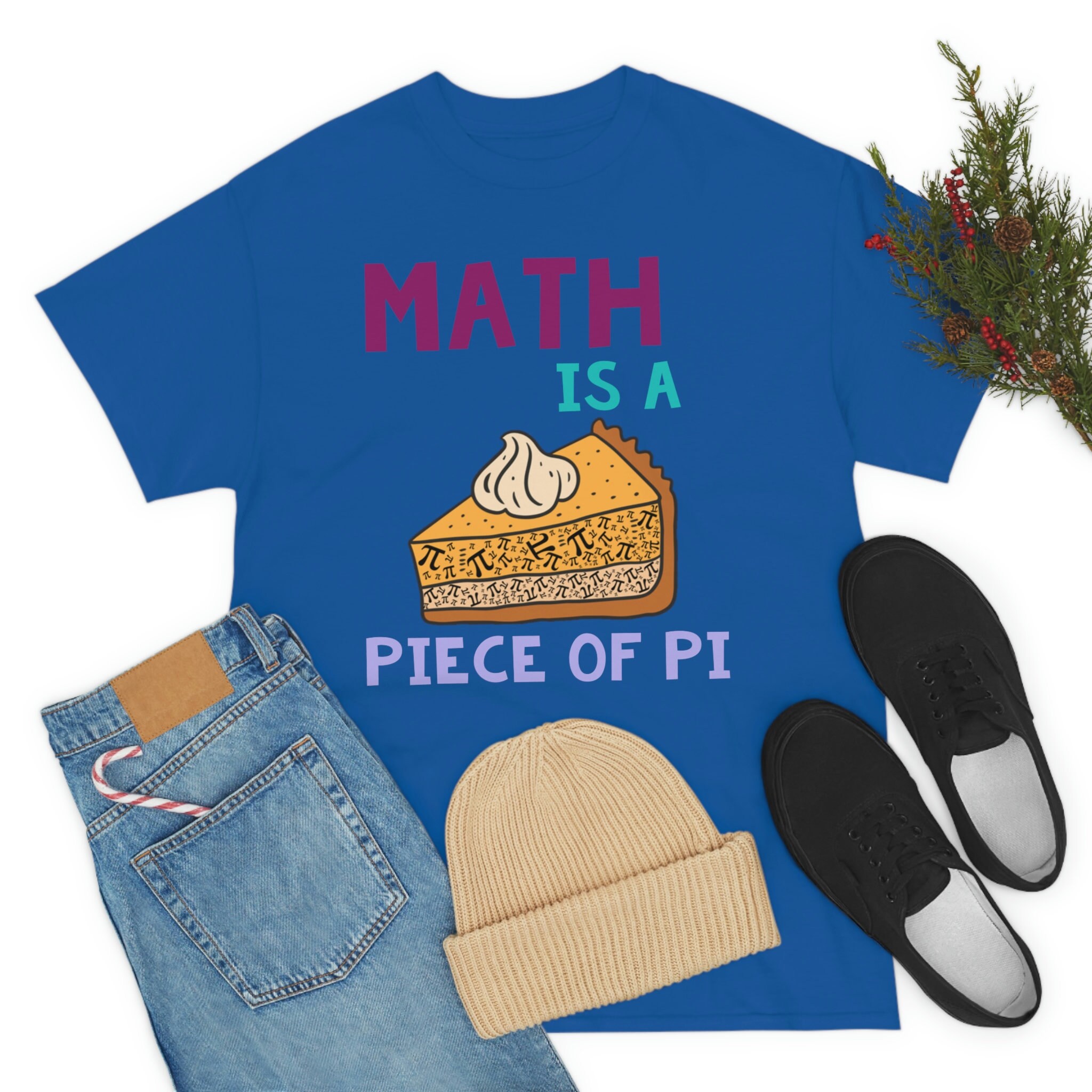 Math is a Piece of Pi T-shirt Funny Math T-shirt Math Teacher Shirt - Etsy