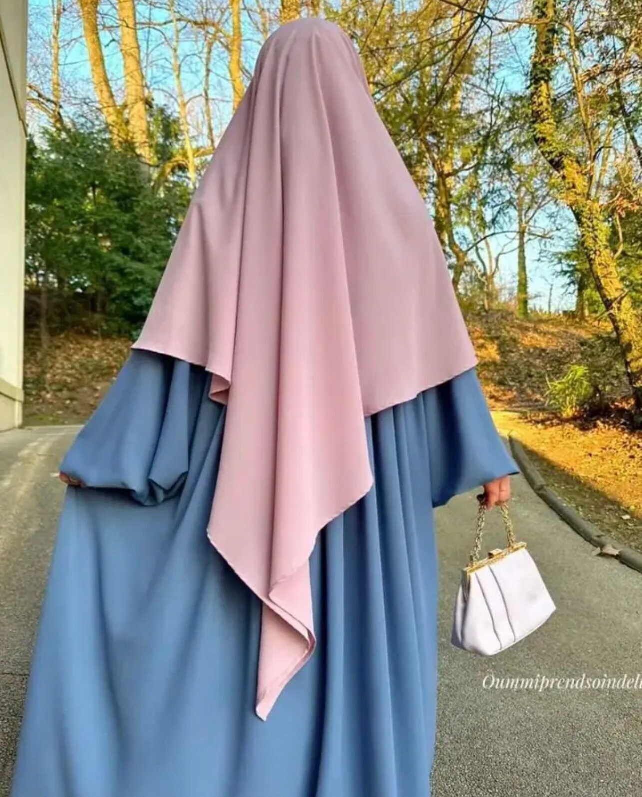 Buy Eid Prayer Garment Hijab Long Khimar Ramdan Muslim Long Headcarf ...