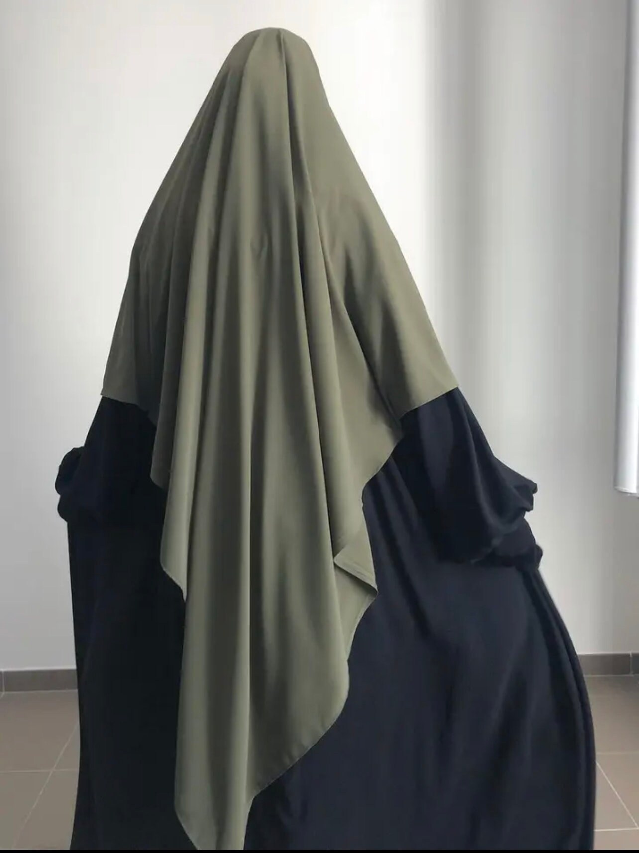 Buy Eid Prayer Garment Hijab Long Khimar Ramdan Muslim Long Headcarf ...