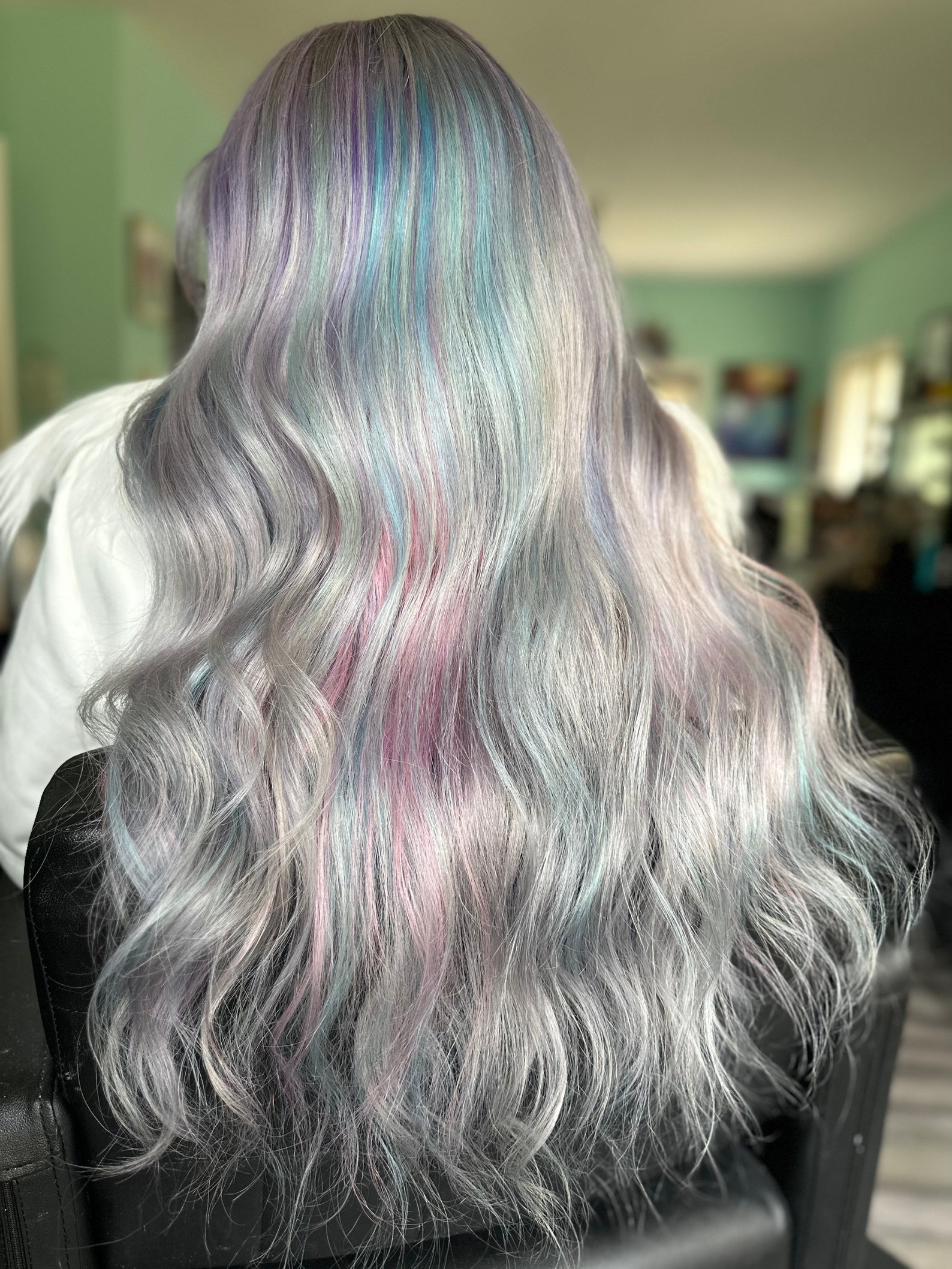 Custom Colored Human Hair Rainbow Hair Prism Hair Pastel Hair - Etsy