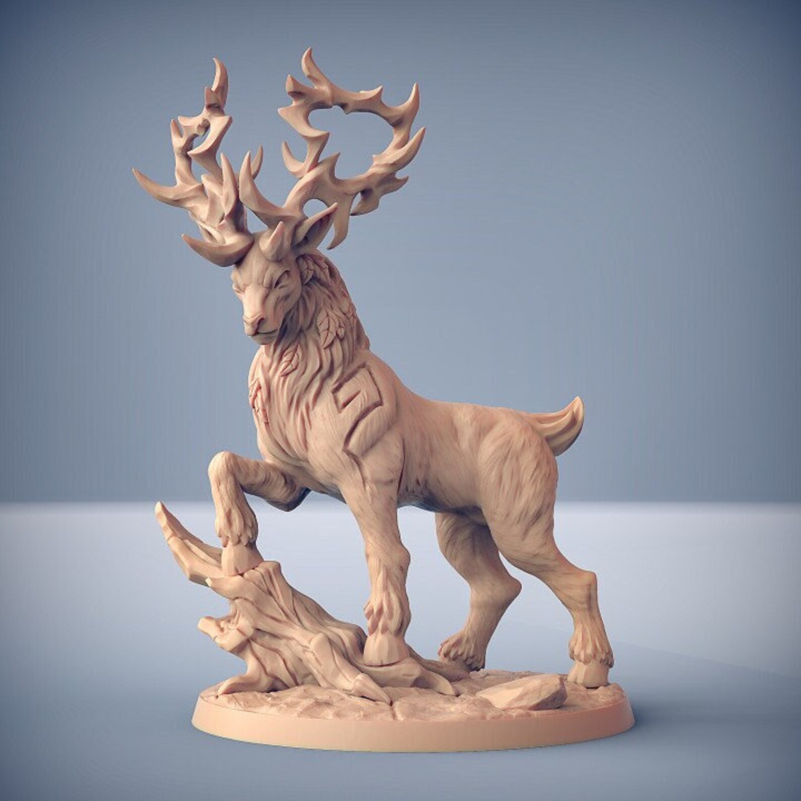 Forest King Stag Miniature Fantasy Monsters Artisan - Etsy