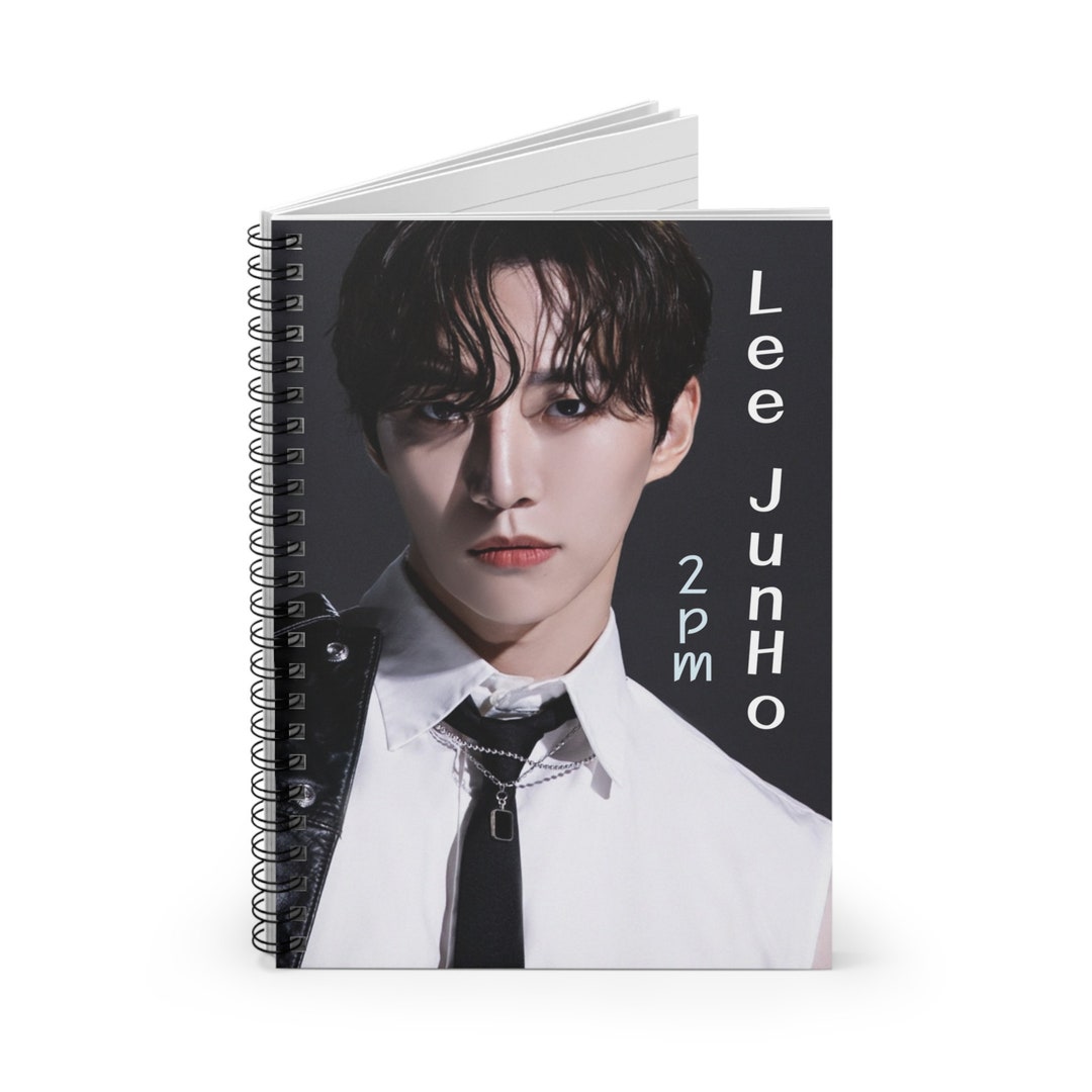 Lee Jun Ho Spiral Notebook - Ruled Line, New Year's Gift, Gift for Lee ...