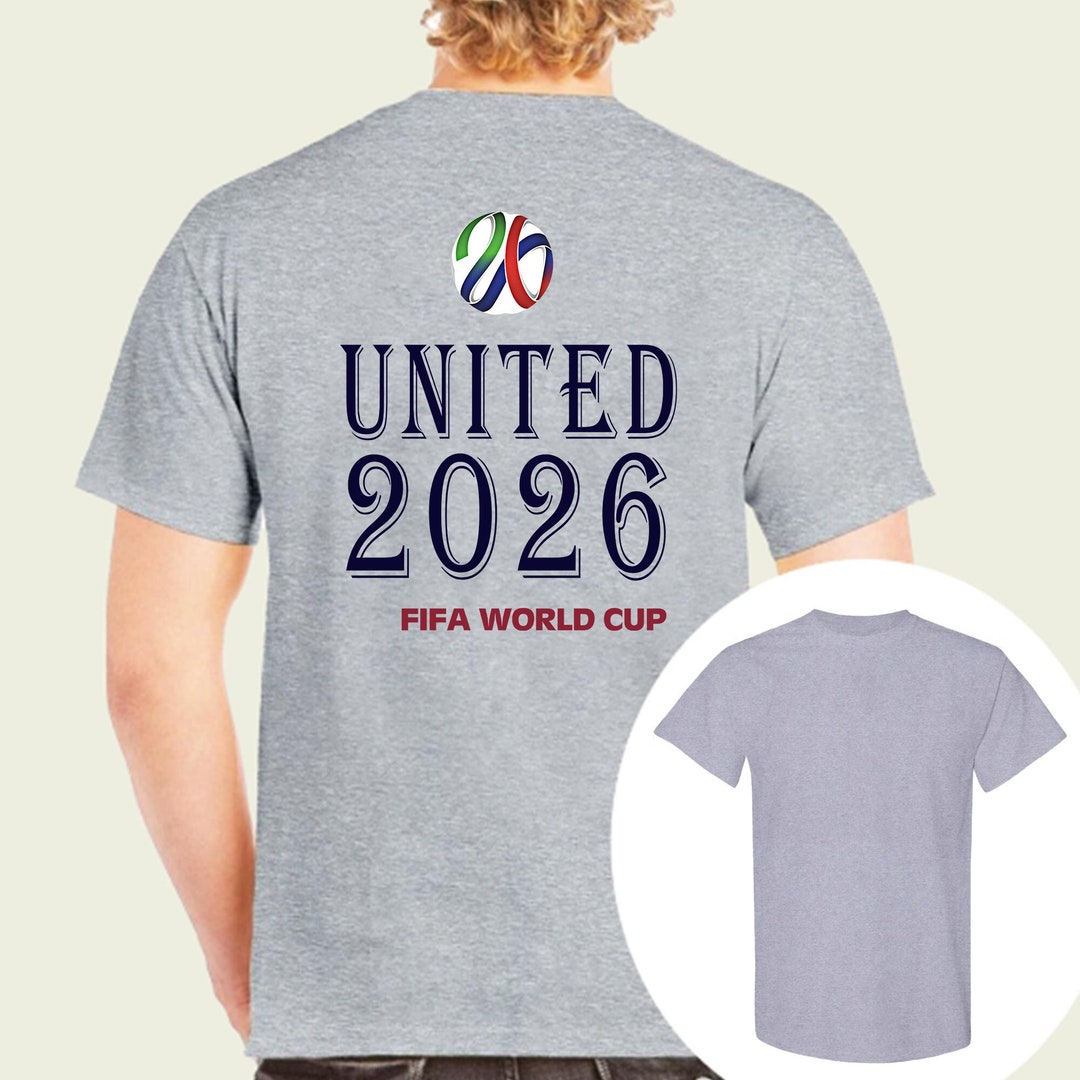 FIFA World Cup Unisex Heavy Cotton T-shirt, United 2026 Tshirt, USA ...