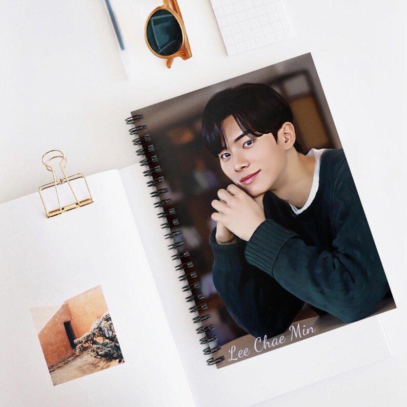 Lee Chae Min Spiral Notebook - Perfect for Fans, Great Gift Idea ...