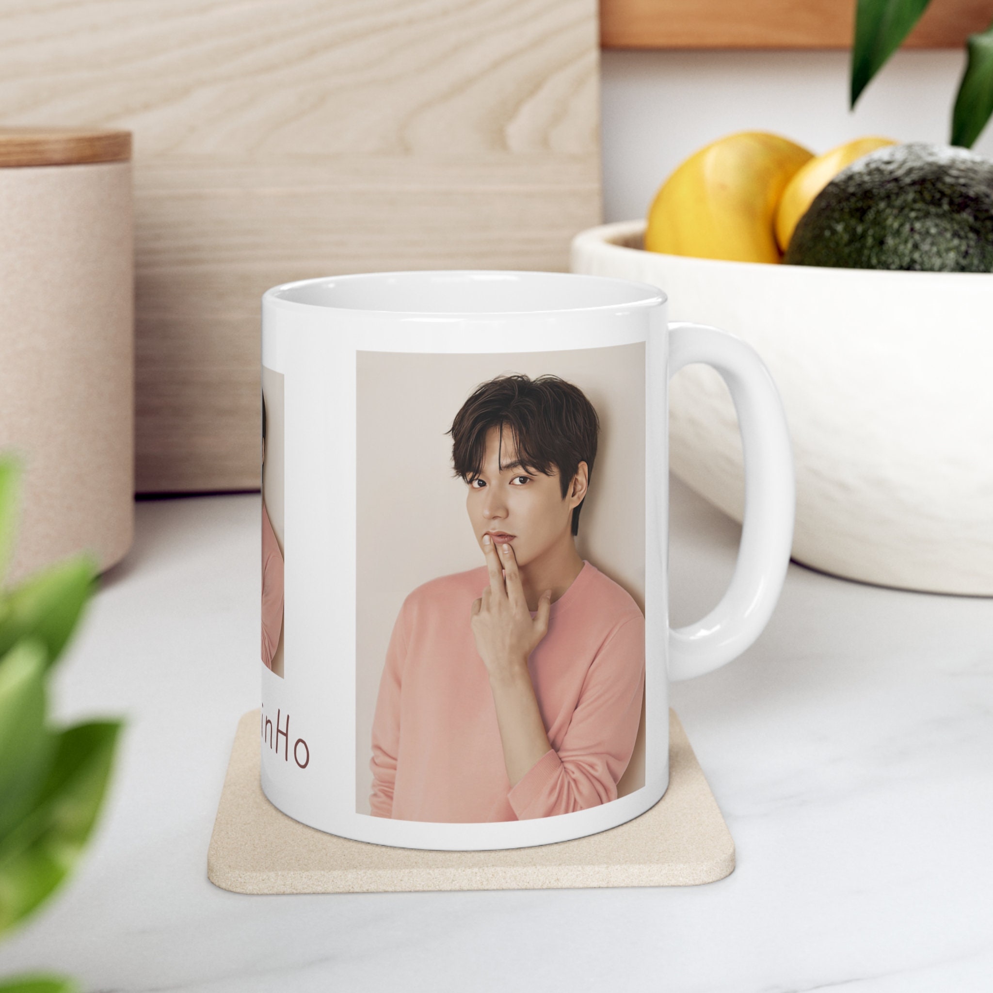 Lee Min-ho Mug 11oz, Gift for K-drama Fans, Drinking Vessel, Mug Gift ...