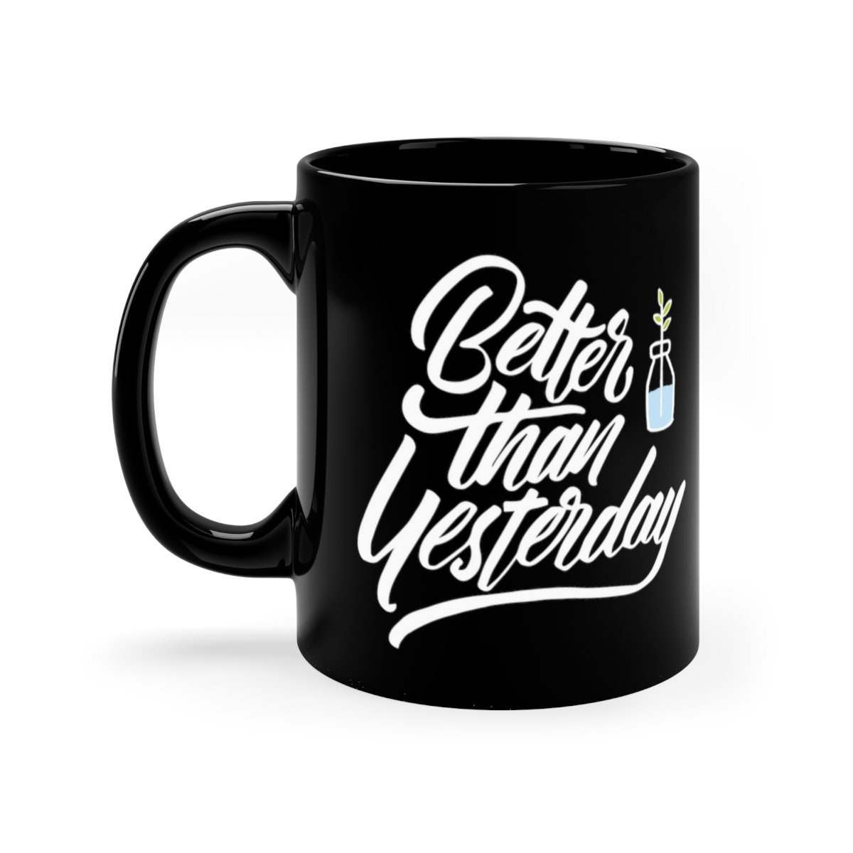 Motivational Quote Mug Positive Quote Mug 11oz Black Mug for - Etsy