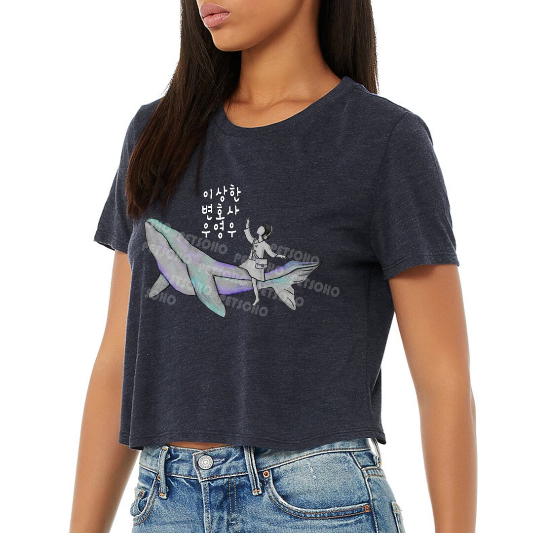 Extraordinary Attorney Woo Women’s Flowy Cropped Tee, Woo Young Woo ...