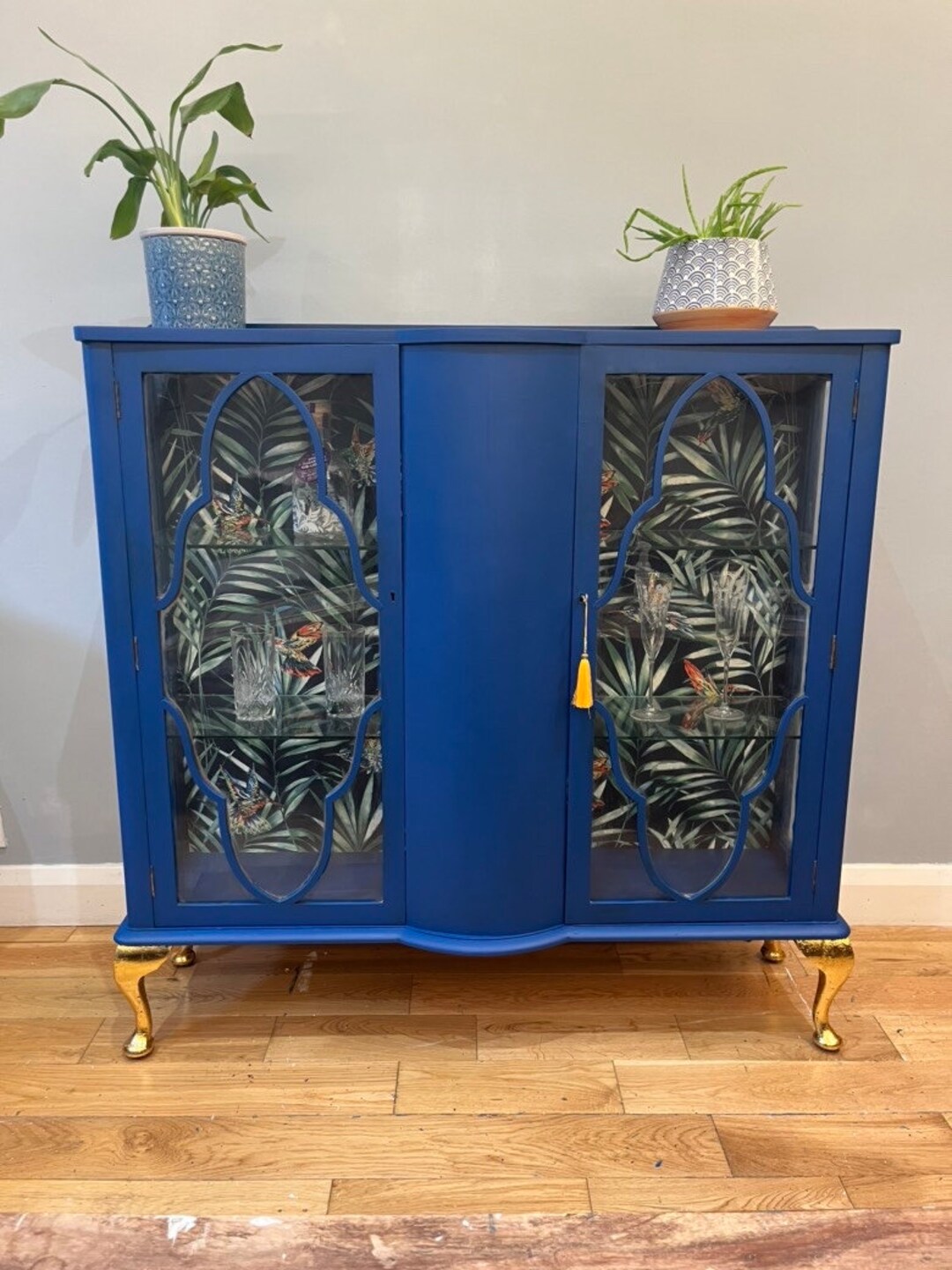 Antique Drinks / Gin / Display Cabinet in Little Greens Paint Company ...