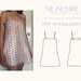 Strapless Bodice Sewing Pattern. Women's Digital PDF Pattern. Sizes XS ...