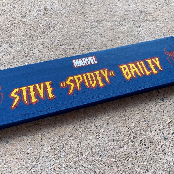 Spiderman Sign - Etsy UK