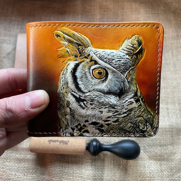 Leather Owl Purse - Etsy