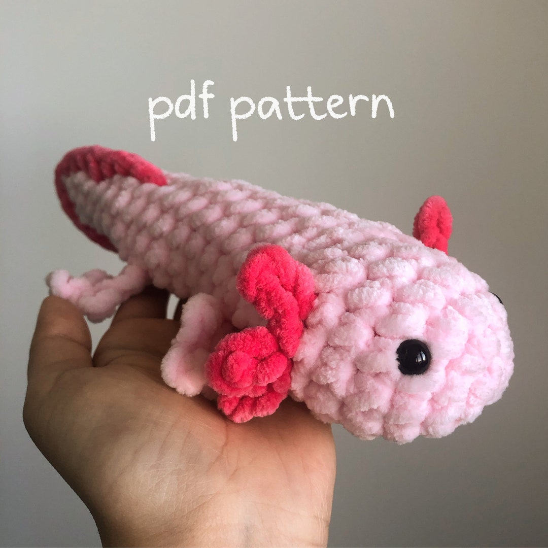 No-sew Axolotl Crochet Pattern PDF Pattern - Etsy