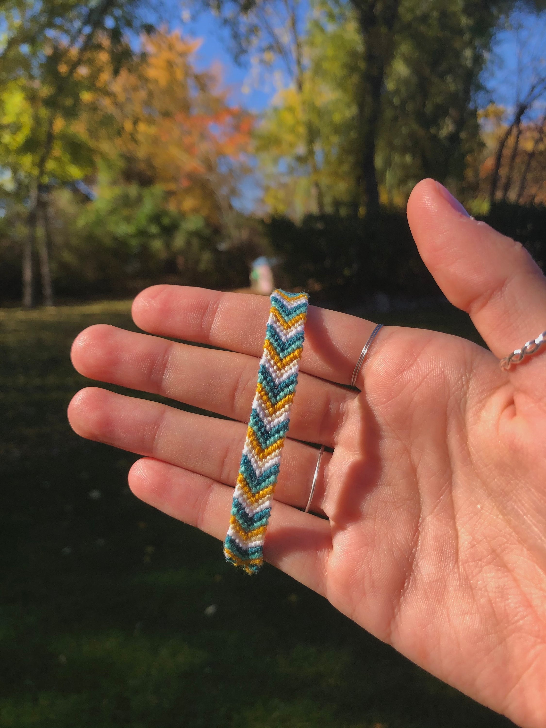 Custom VSCO Hand Crafted Boho Chevron Friendship Bracelets + Anklets ...