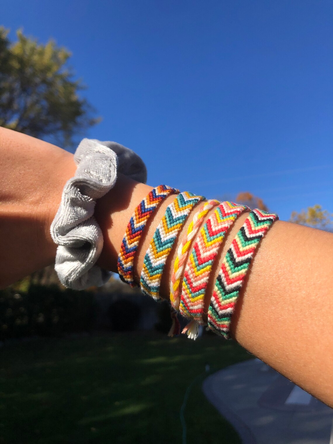 Custom VSCO Hand Crafted Boho Chevron Friendship Bracelets + Anklets ...