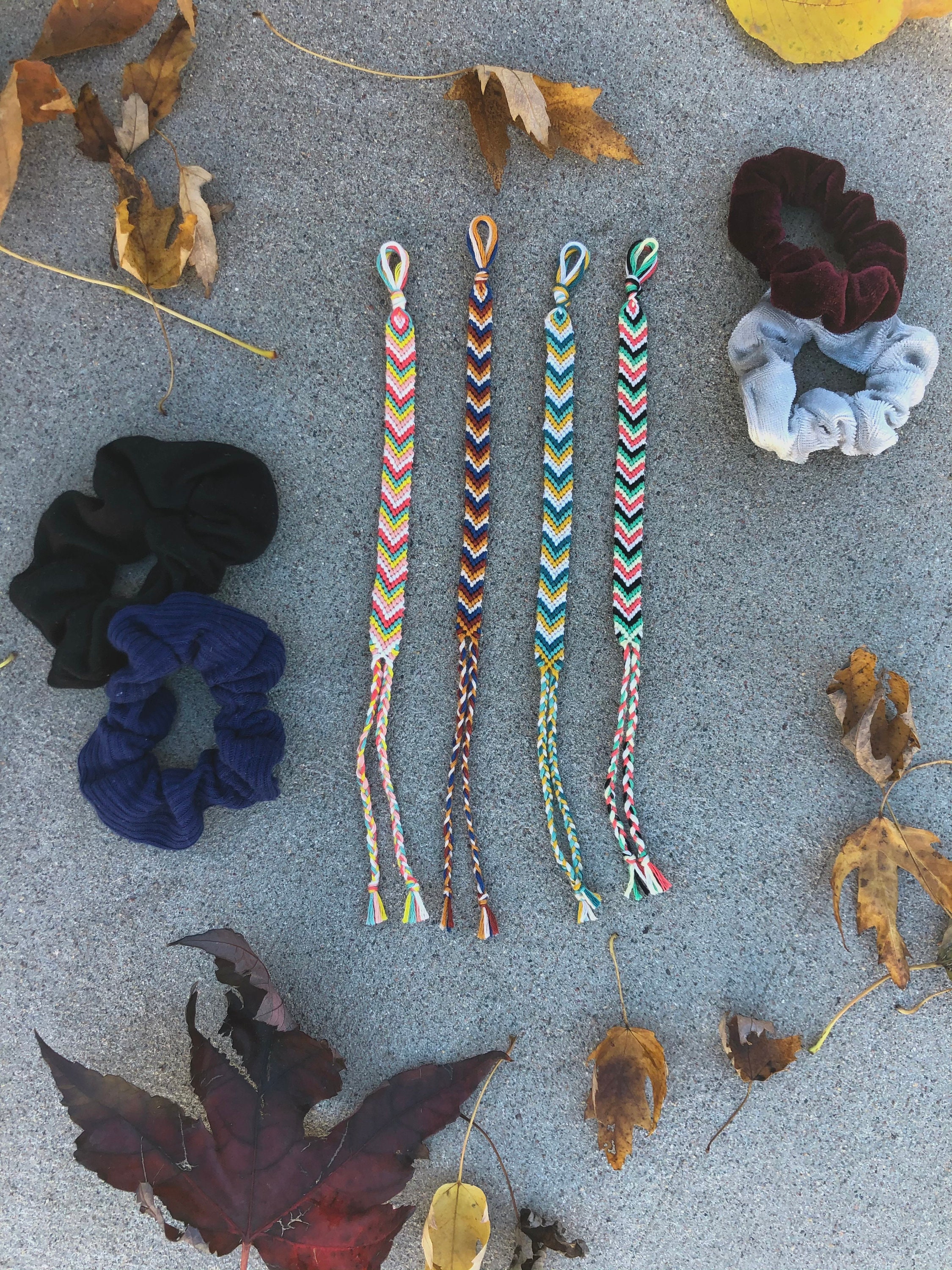 Custom VSCO Hand Crafted Boho Chevron Friendship Bracelets + Anklets ...