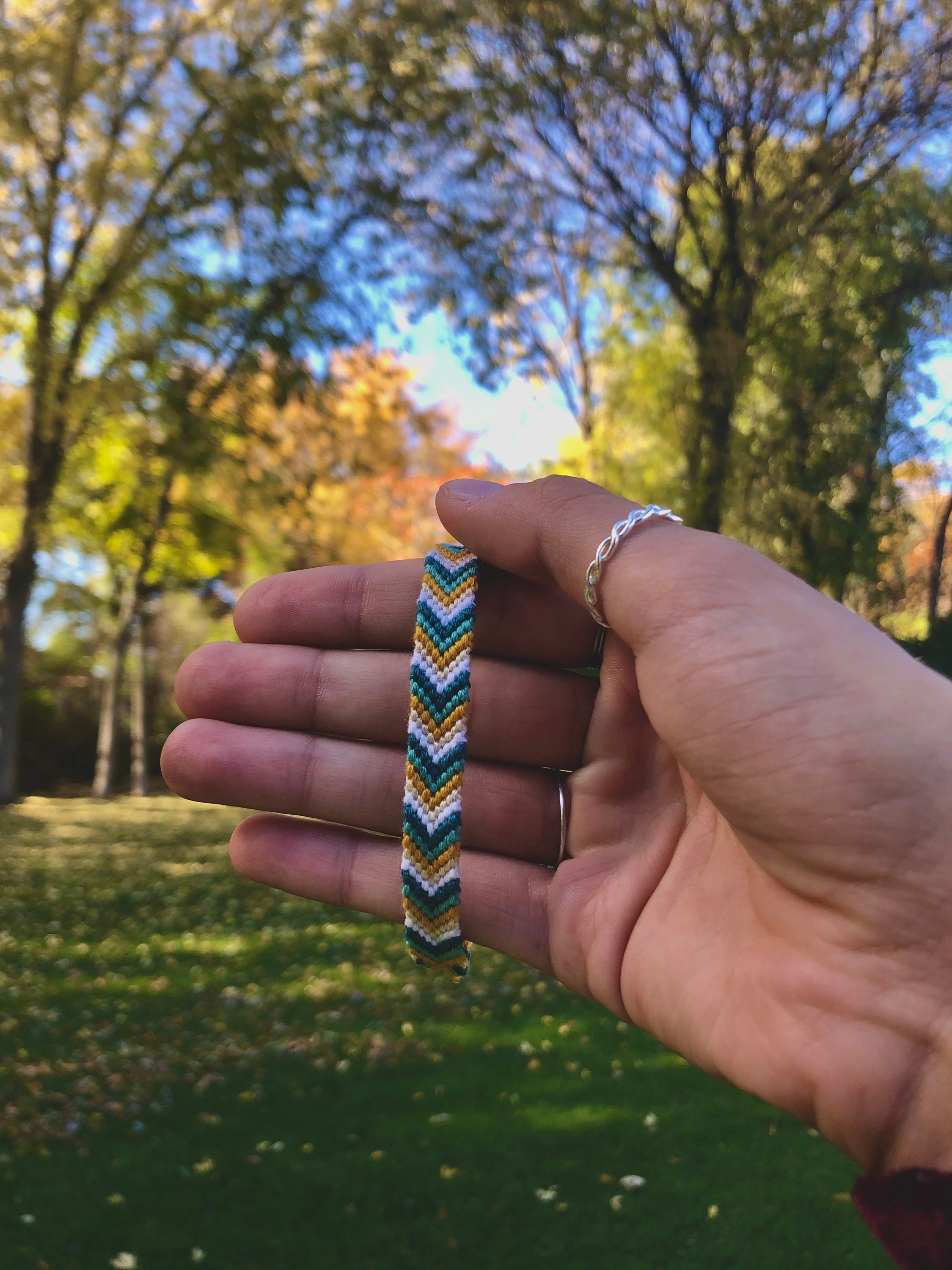 Custom VSCO Hand Crafted Boho Chevron Friendship Bracelets + Anklets ...