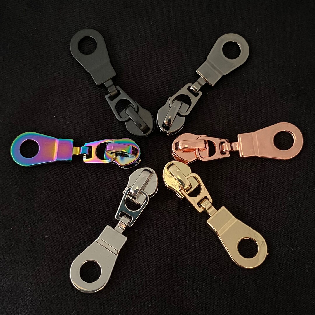 Zipper "circle", Wide / Slider for Wide Endless Zippers / Pendant ...