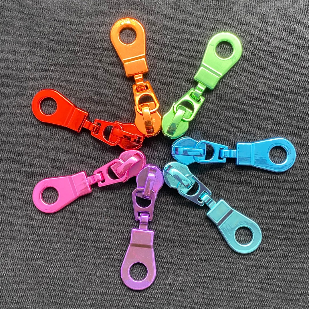 Zipper circle Intense Colors, Wide / Slider for Wide Endless Zippers ...