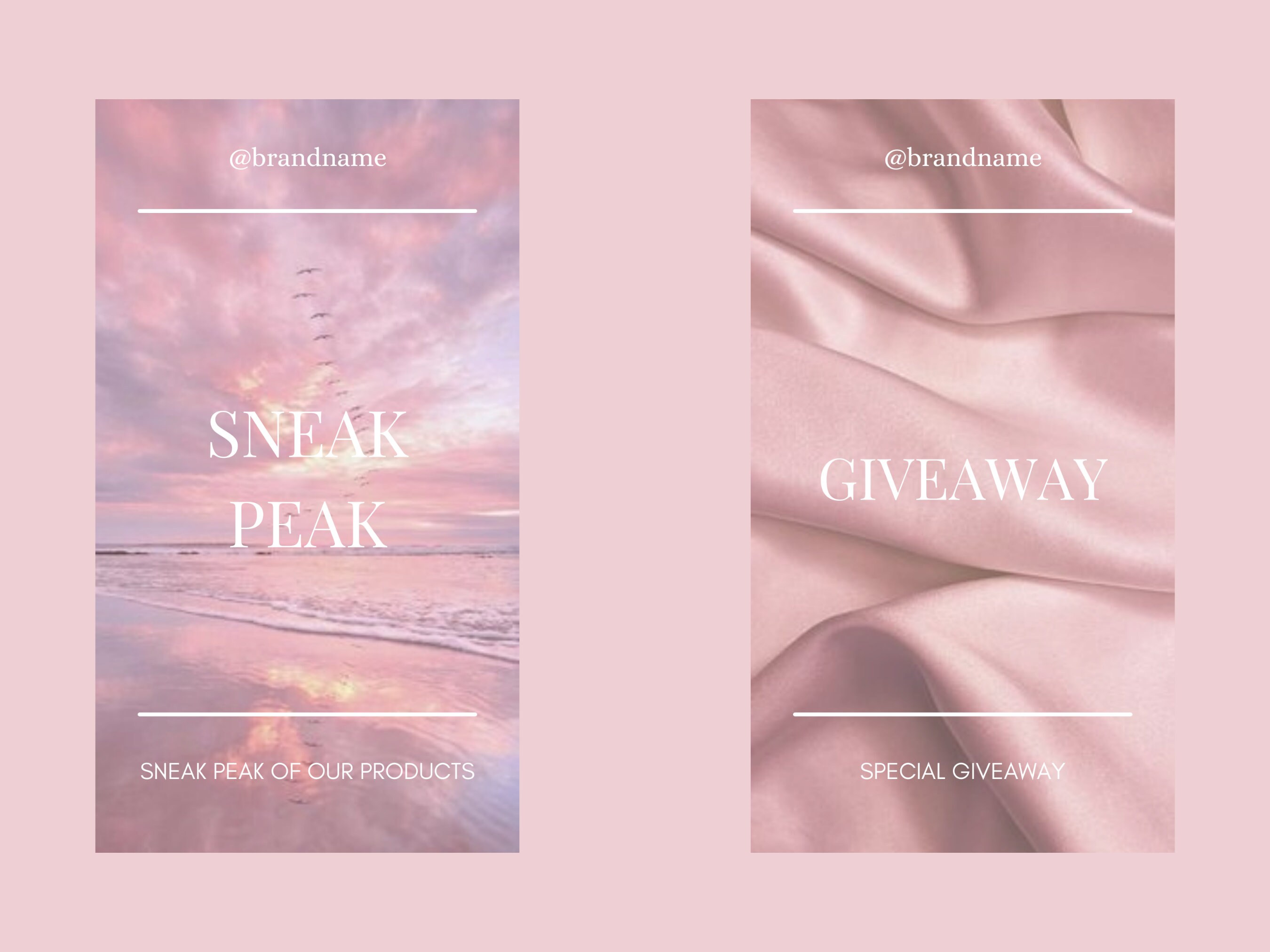 10 Pink Instagram Reels Cover Templates | Custom Canva Template for ...