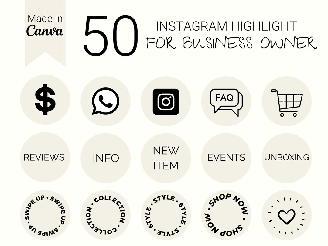 50 Natural Instagram Highlight for Business Owners | Highlight Covers ...