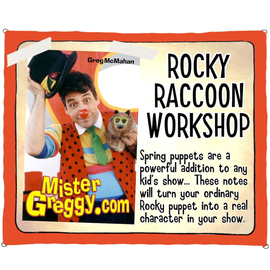 Turn Your Rocky Raccoon Spring Animal Puppet Into a Real Character in ...