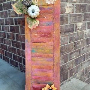 Fall Decorative Shutter - Etsy