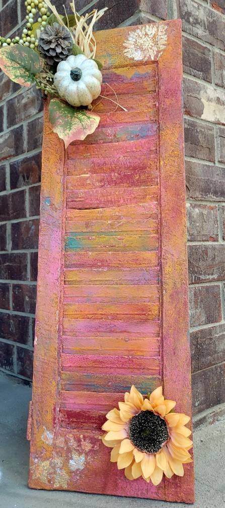 Fall Decorative Shutter - Etsy