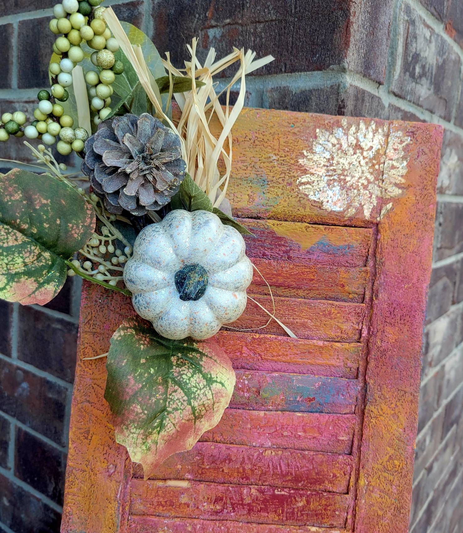 Fall Decorative Shutter - Etsy