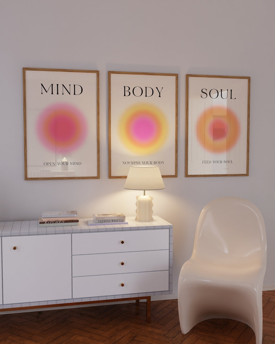 Set of 3 Spiritual Wisdom Art Prints, Wall Art Print Set, Trendy ...