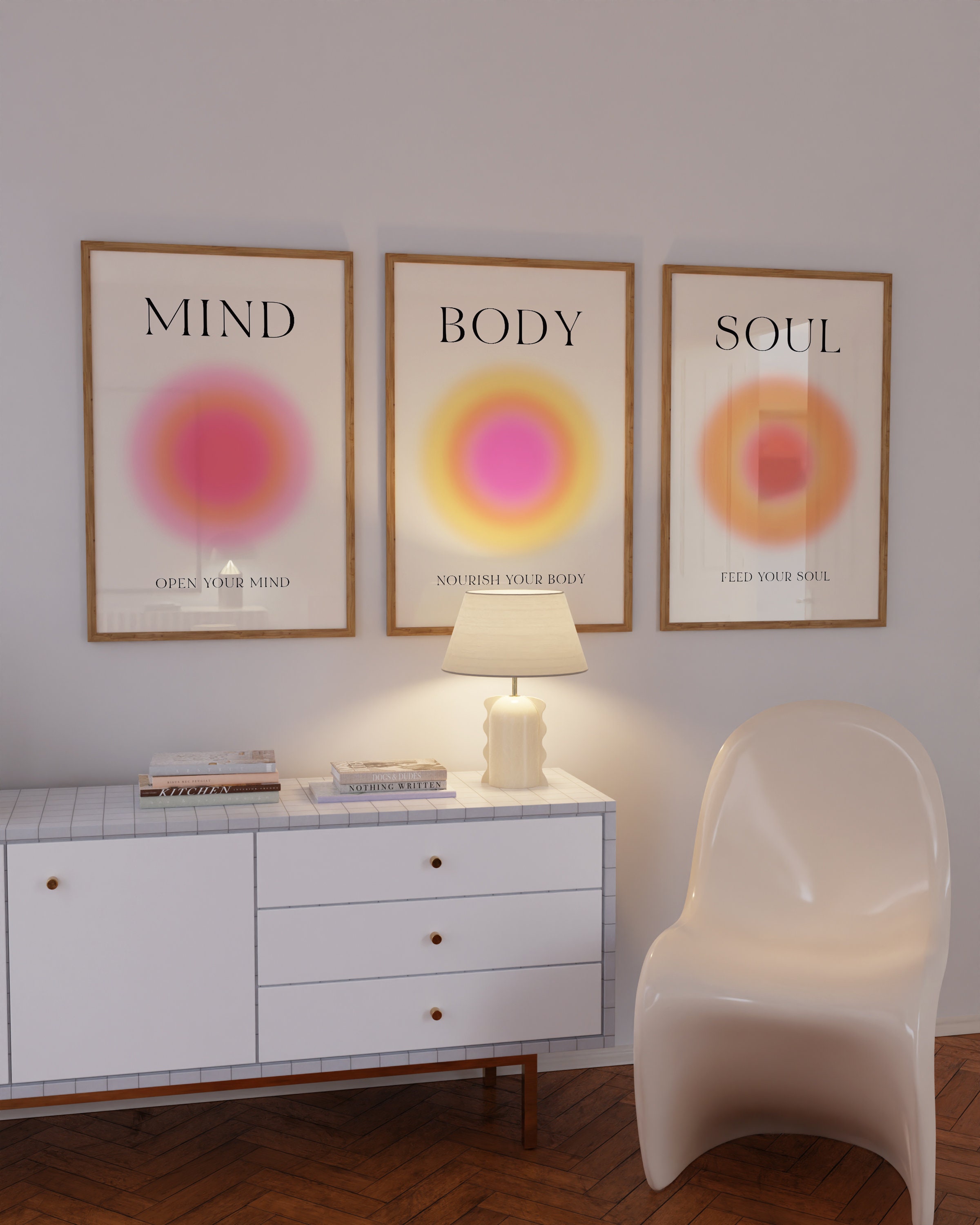 Set of 3 Spiritual Wisdom Art Prints, Wall Art Print Set, Trendy ...