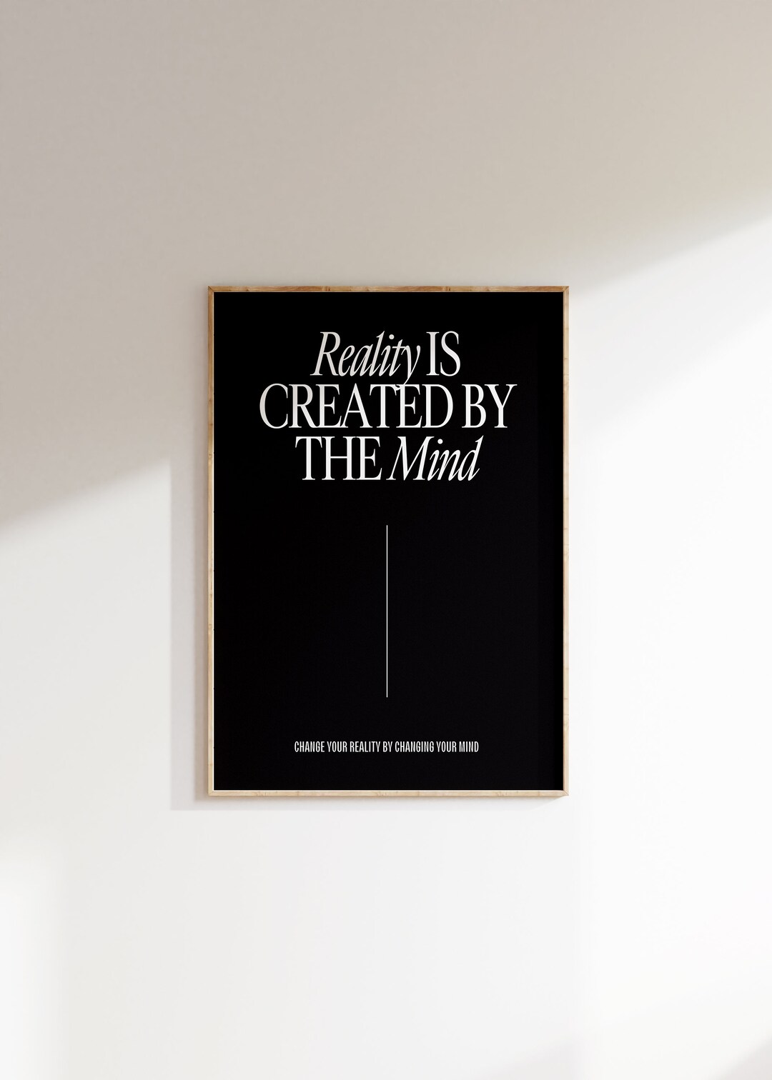 Wisdom Quote Poster, Manifestation Art Print, Black Neutral Spiritual ...