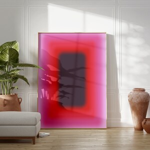 Aura Gradient Art Print, Glow Spiritual Poster, Self Care Decor - Etsy