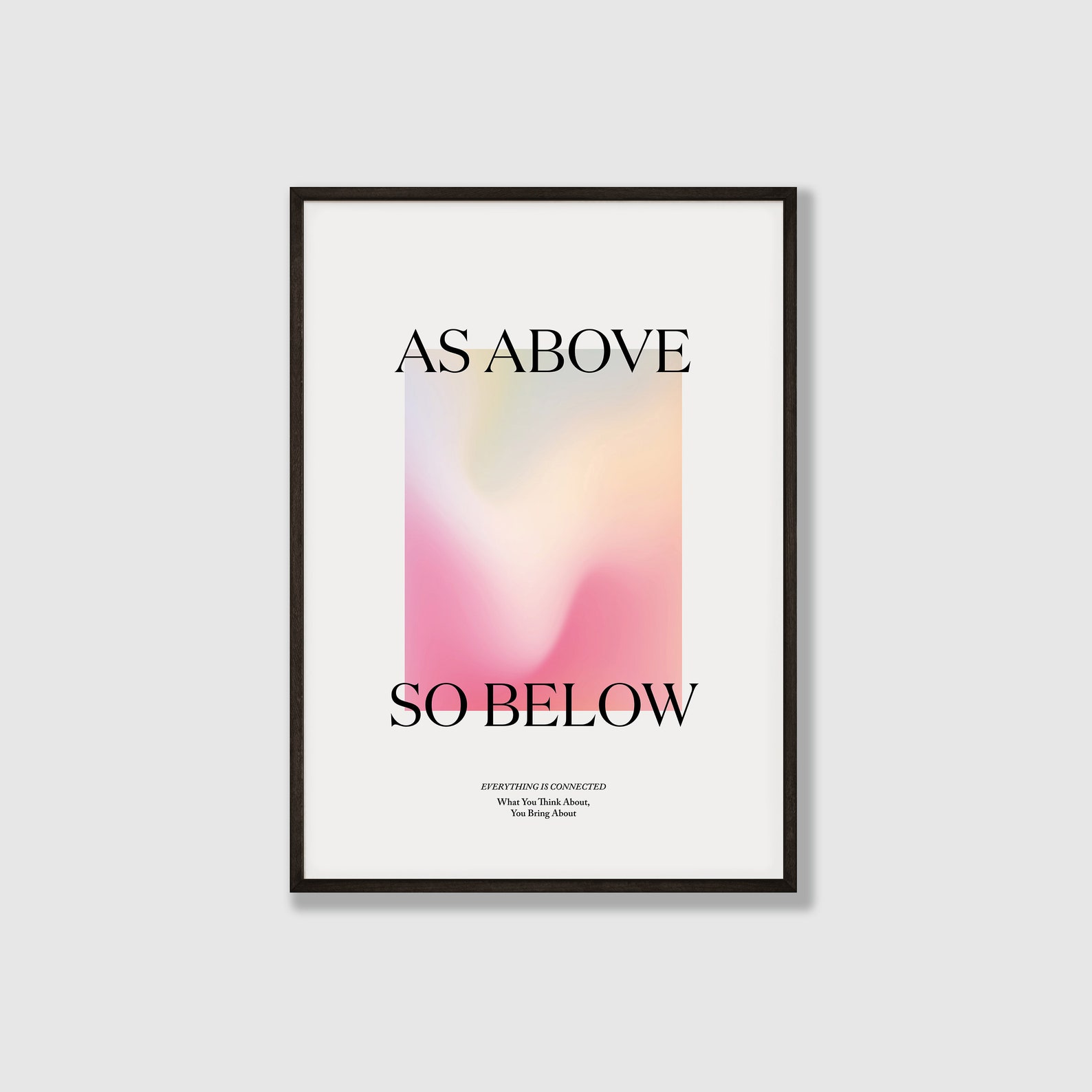 As Above so Below Spiritual Art Print Spiritual Poster - Etsy UK