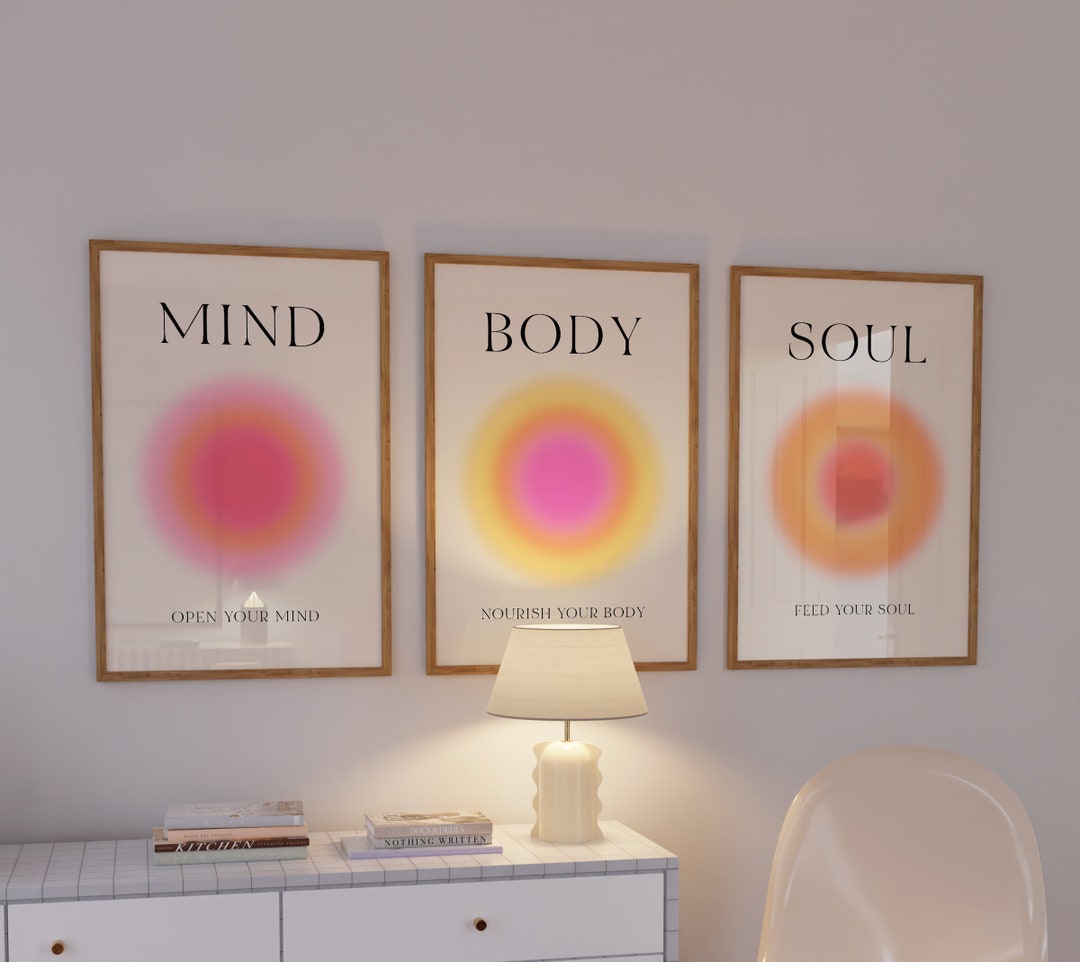 Set of 3 Spiritual Wisdom Art Prints, Wall Art Print Set, Trendy ...