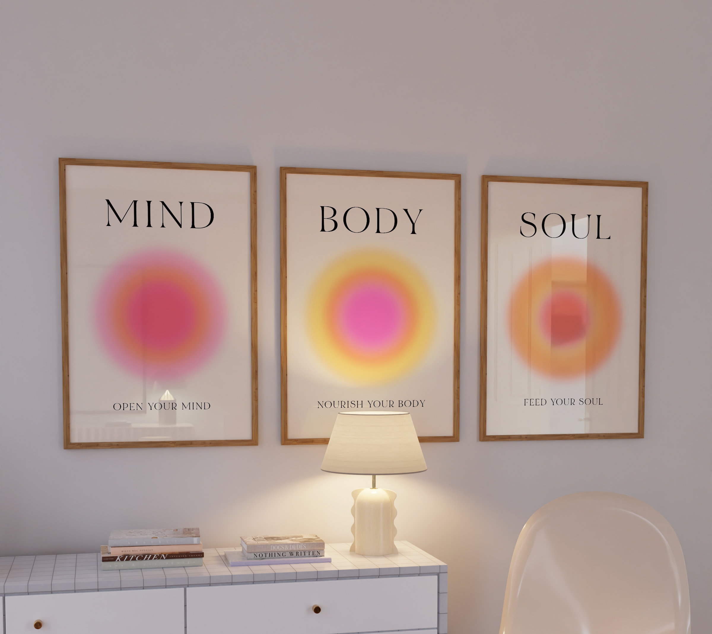 Set of 3 Spiritual Wisdom Art Prints Wall Art Print Set - Etsy