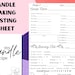 My Candle Recipe Book / Candle Making Sheet / Candle Testing Sheet ...