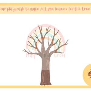 Autumn/fall| Printable Play Dough Mats| Play Dough Activity| Montessori ...