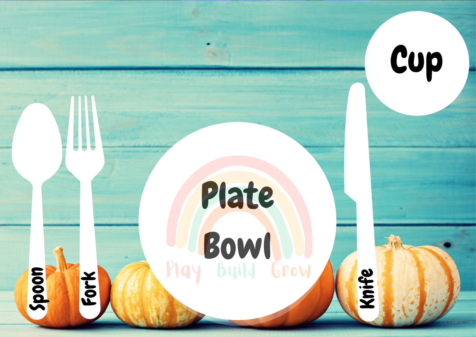 Autumn/ Fall| Montessori Table Setting Placemat| PRINTABLE DOWNLOAD ...