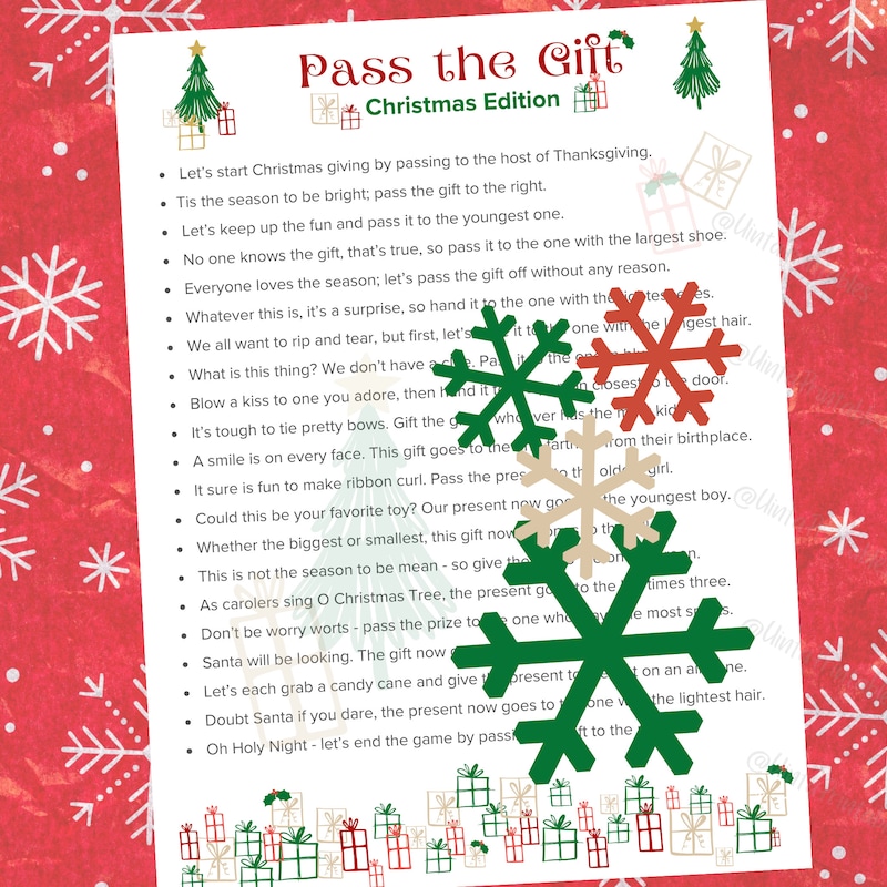 Christmas Game - Etsy